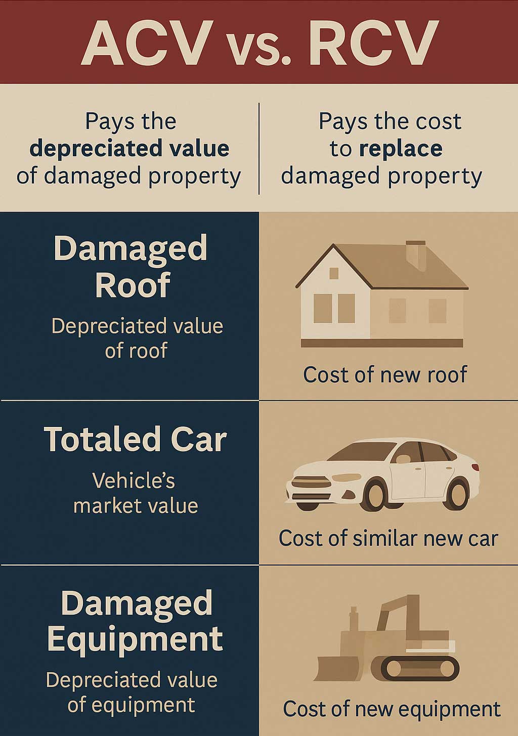 Your Roof, Your Ride, or Your Revenue: How ACV vs. RCV Impacts You - conexusinsurance.com